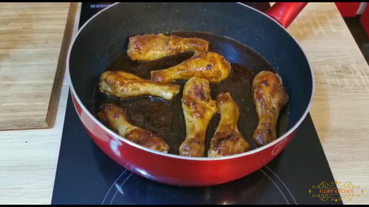 Copanele de pui cu sos lipicios - YouTube