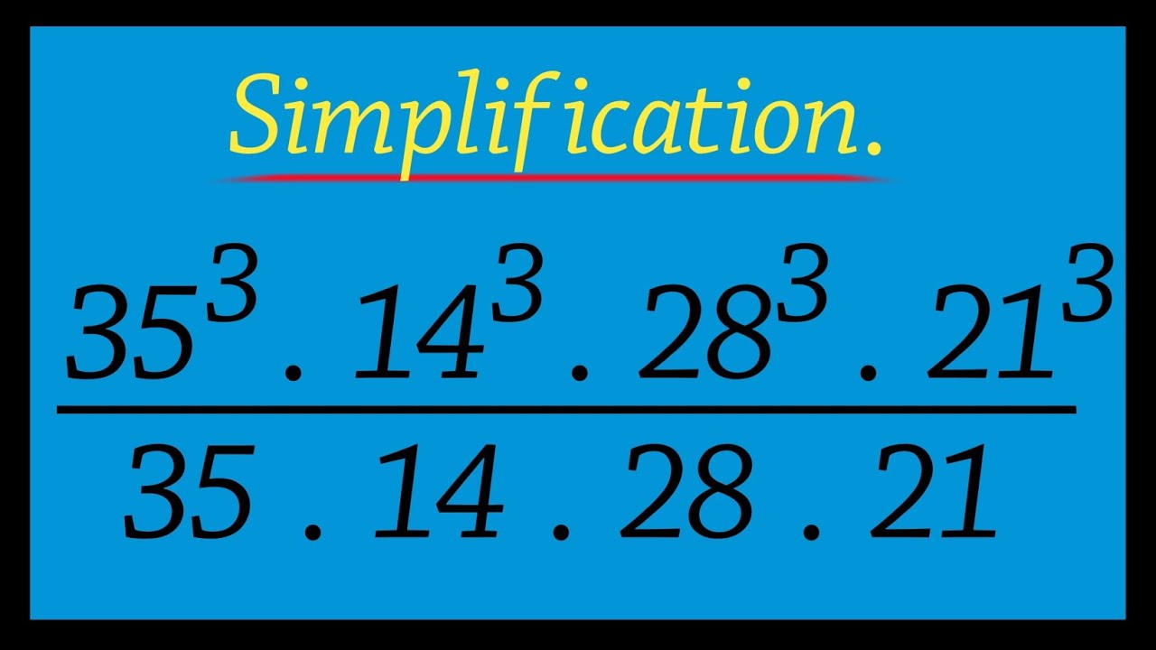 Wonderful Simplification. /simplify/olympiad maths /#nkishor #trending #viral - YouTube