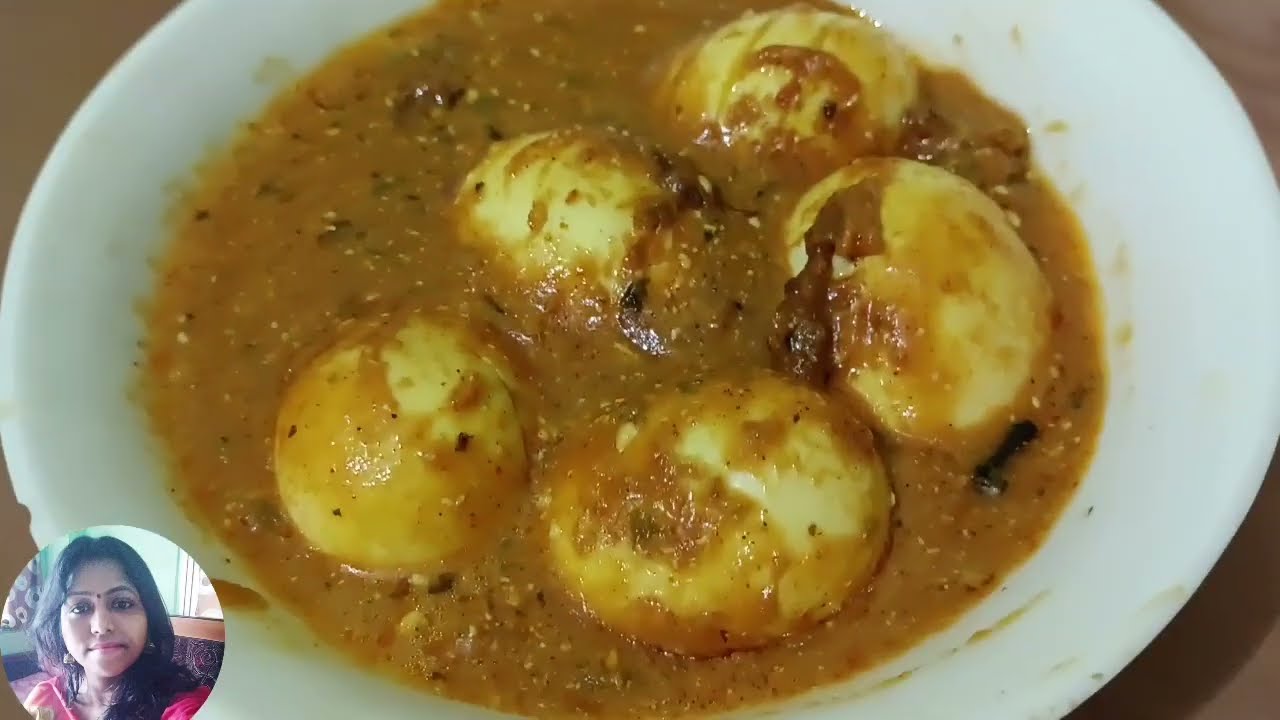 egg kosha | how to easily cook bengali food at home | dim'er kosha ...