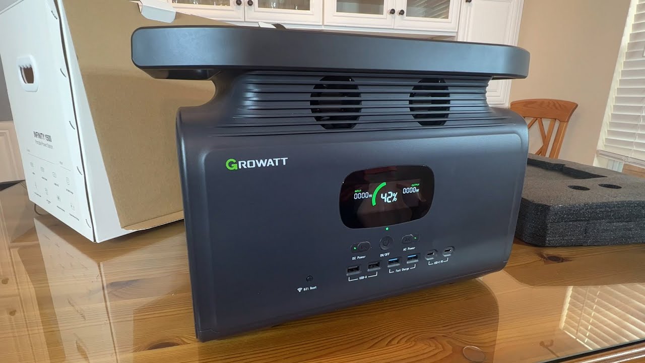 Growatt INFINITY 1500 Portable Power Station - YouTube