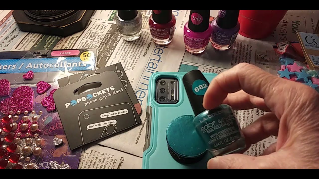 DIY PopSockets Create Your Own Design ! - YouTube