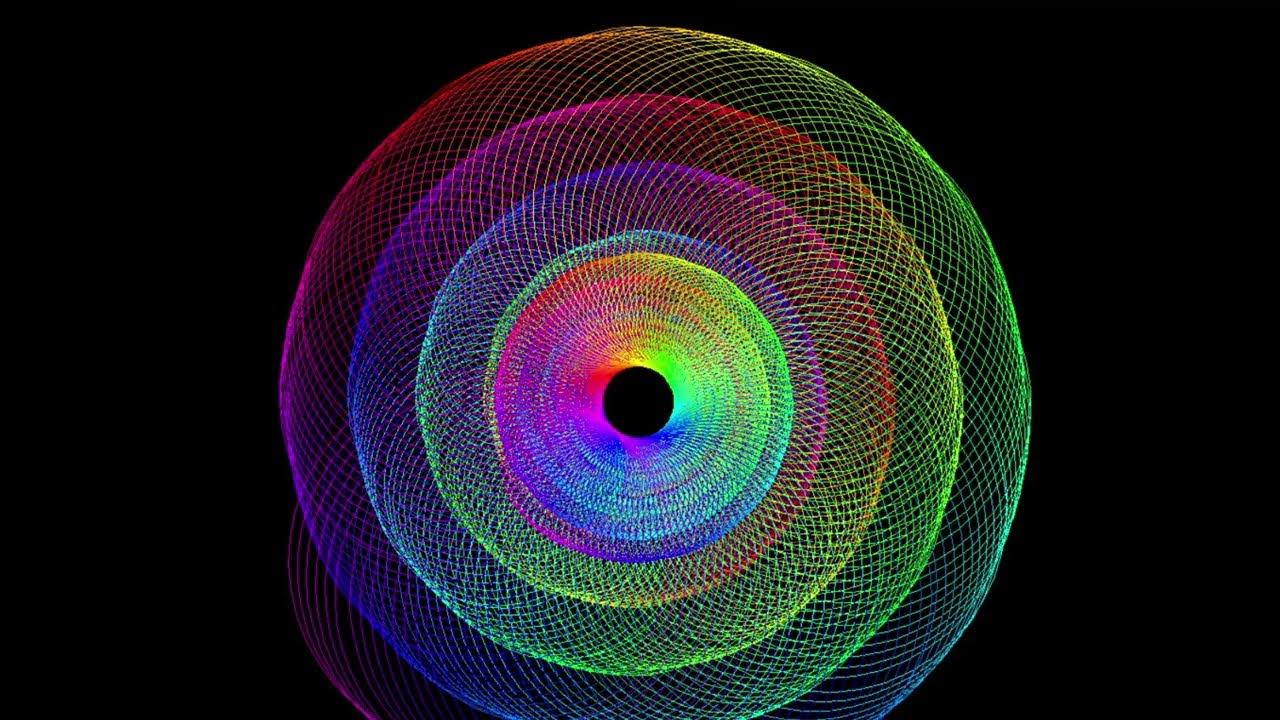Geometric Spirograph Designed By Python Youtube