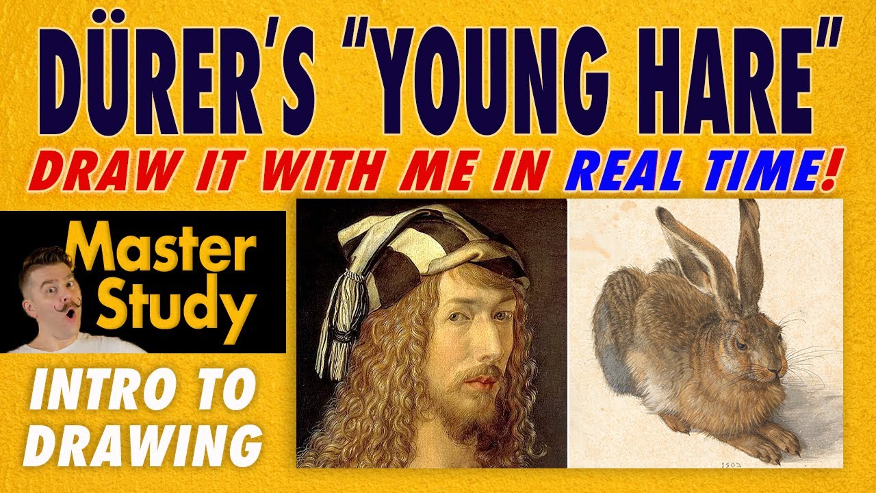Draw Albrecht Dürer's "Young Hare" (1502)! Master Study – Easy Intro to ...