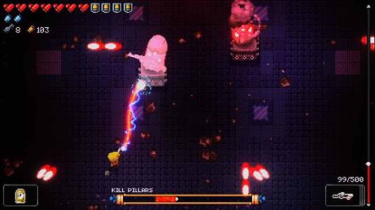 Enter The Gungeon, Boss Rush, PS4 HD 4K, Convict 35, trying not to use ...
