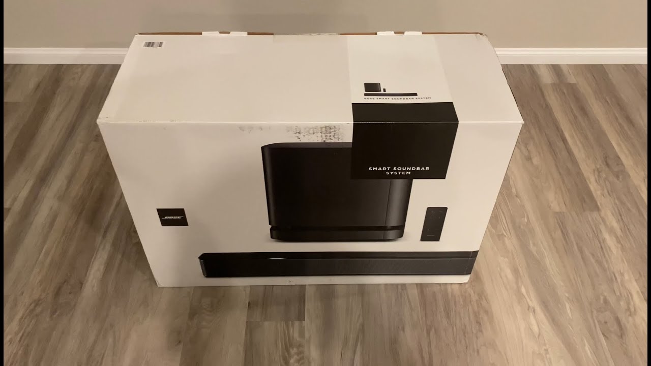 Unboxing Bose smart Soundbar 300 With Bass Module 500 Bundle - YouTube