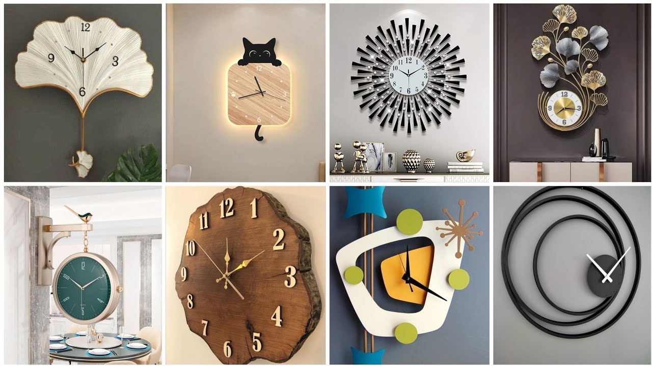 most beautiful wall clock ideas #decoration - YouTube