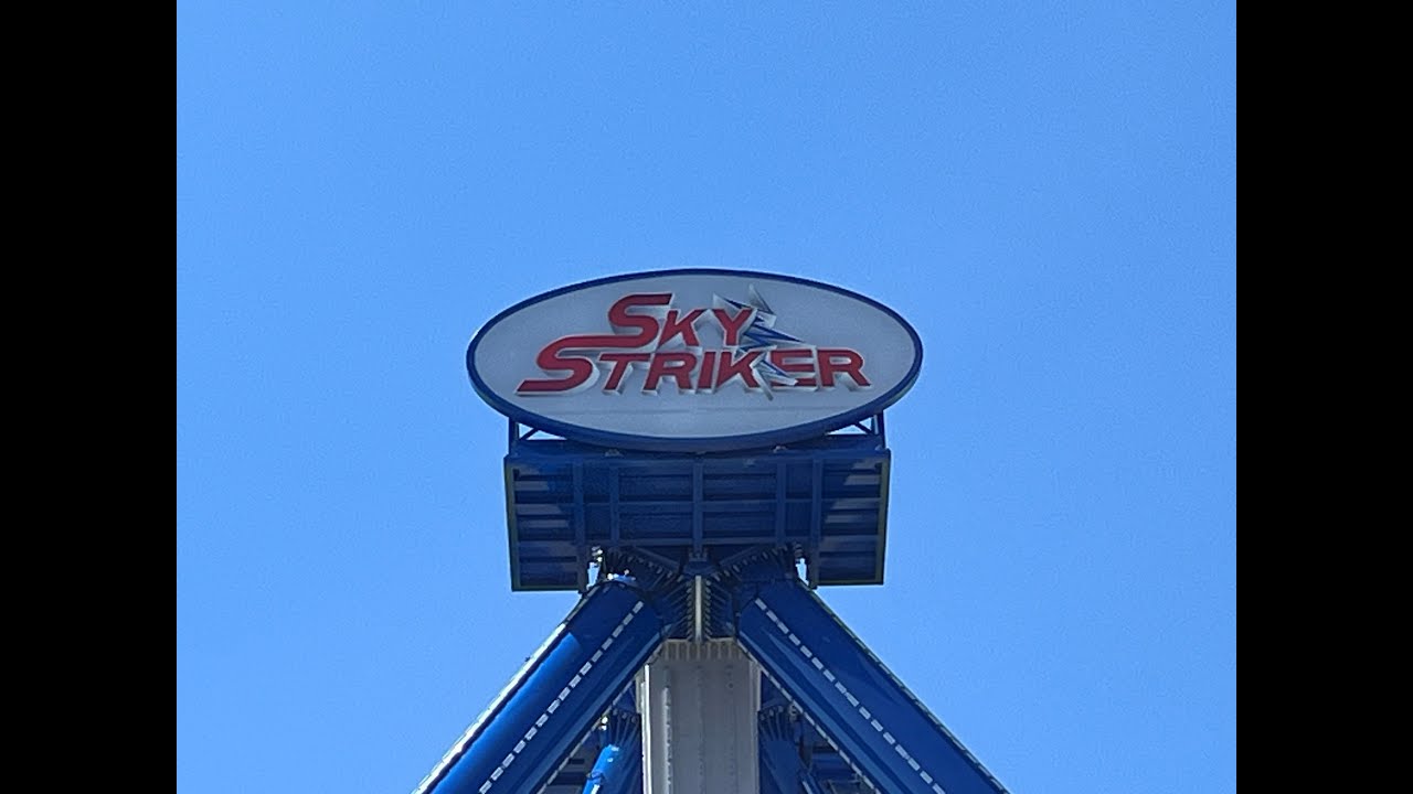 Six Flags Great America Sky Striker Update - YouTube