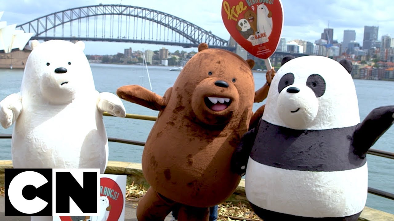 We Bare Bears Bear Hugs In Sydney ️ Cartoon Network Youtube