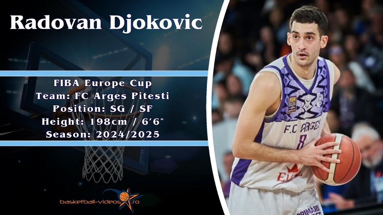 Radovan Djokovic 2024/25 FIBA Europe Cup Highlights - YouTube