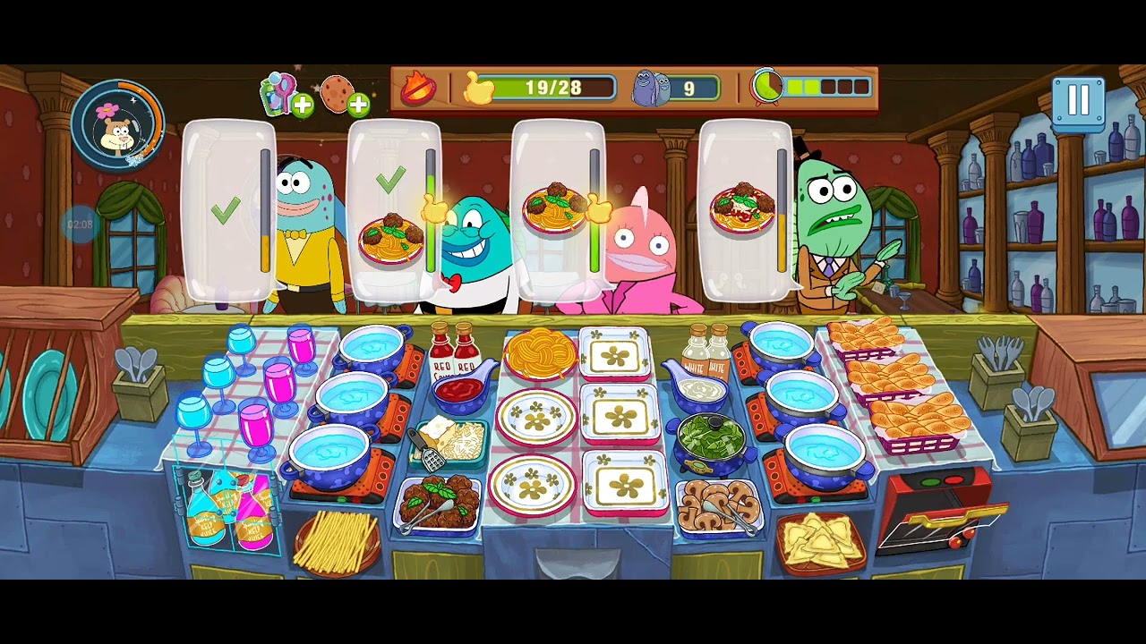 SpongeBob: Krusty Cook-Off - Pasta La Vista (Level 94/120) - YouTube