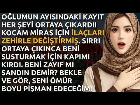 Evladımı gömdükten sonra kocam mirasa sevindi  Ben o gizli kaydı herkese dinlettiğimde...