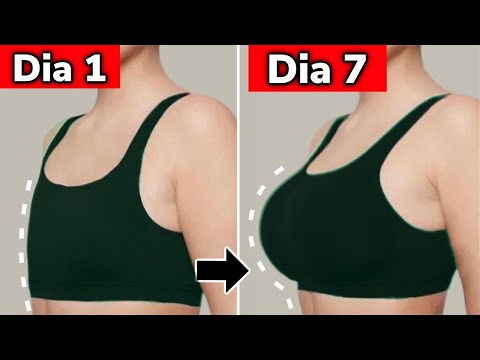 CÓMO AUMENTAR Y LEVANTAR EL PECHO en sólo 7 DÍAS! 3 Ejercicios fáciles