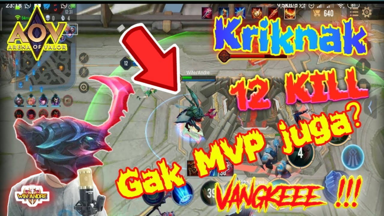 AOV - HOW TO JUNGLE KRIKNAK AOV | WIN ANDRE AOV | KRIKNAK GAMEPLAY ...