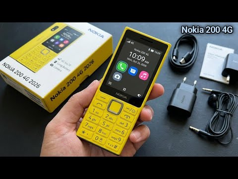 Nokia 200 4G Yellow (2026) Unboxing - A Premium Feature Phone (Review & Price)!