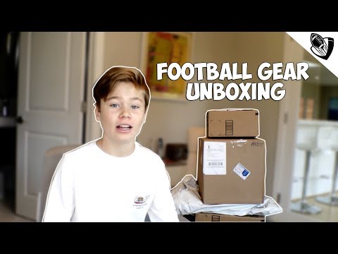 Massive Kids Football Gear Unboxing!