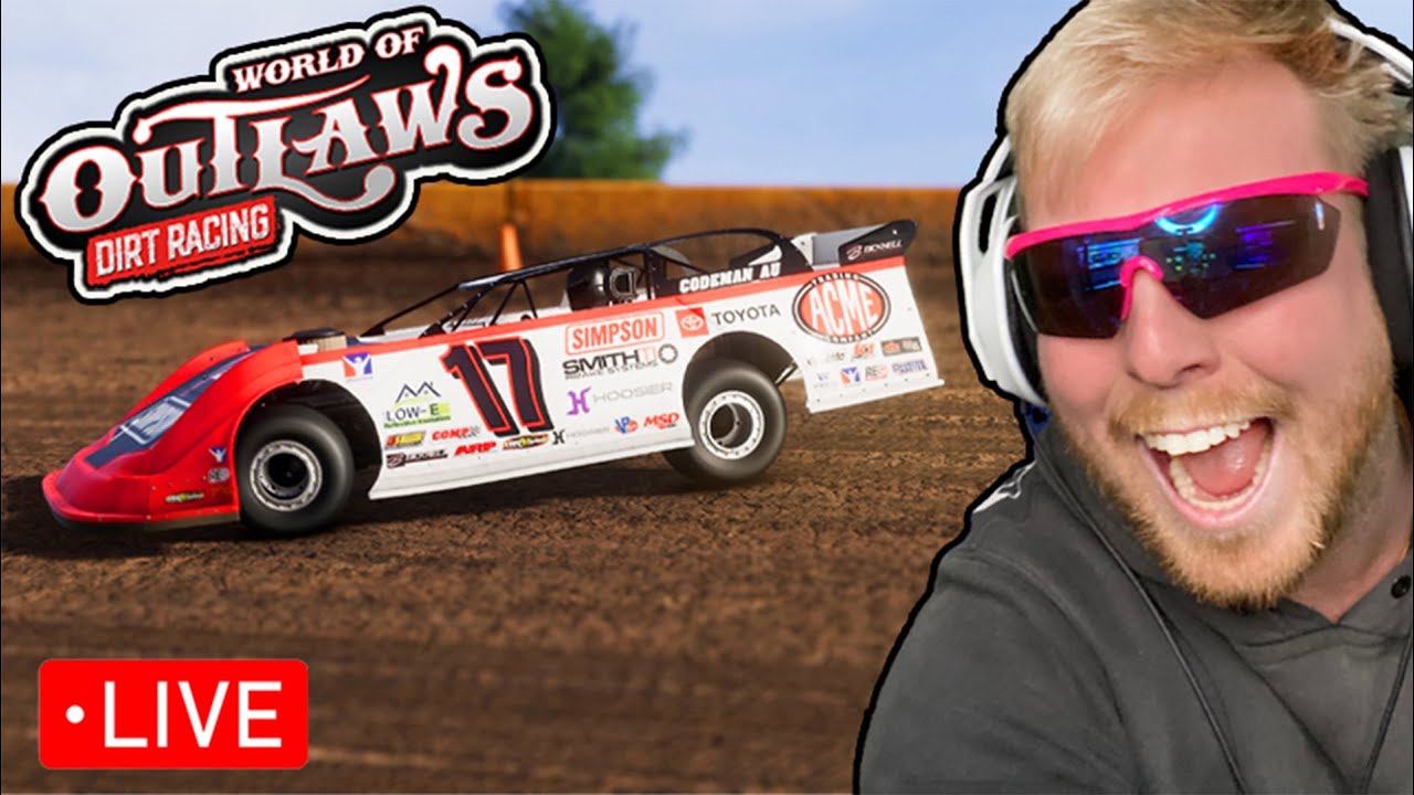 LIVE - WORLD OF OUTLAWS: DIRT RACING ONLINE RACES - JOIN IN ! - YouTube