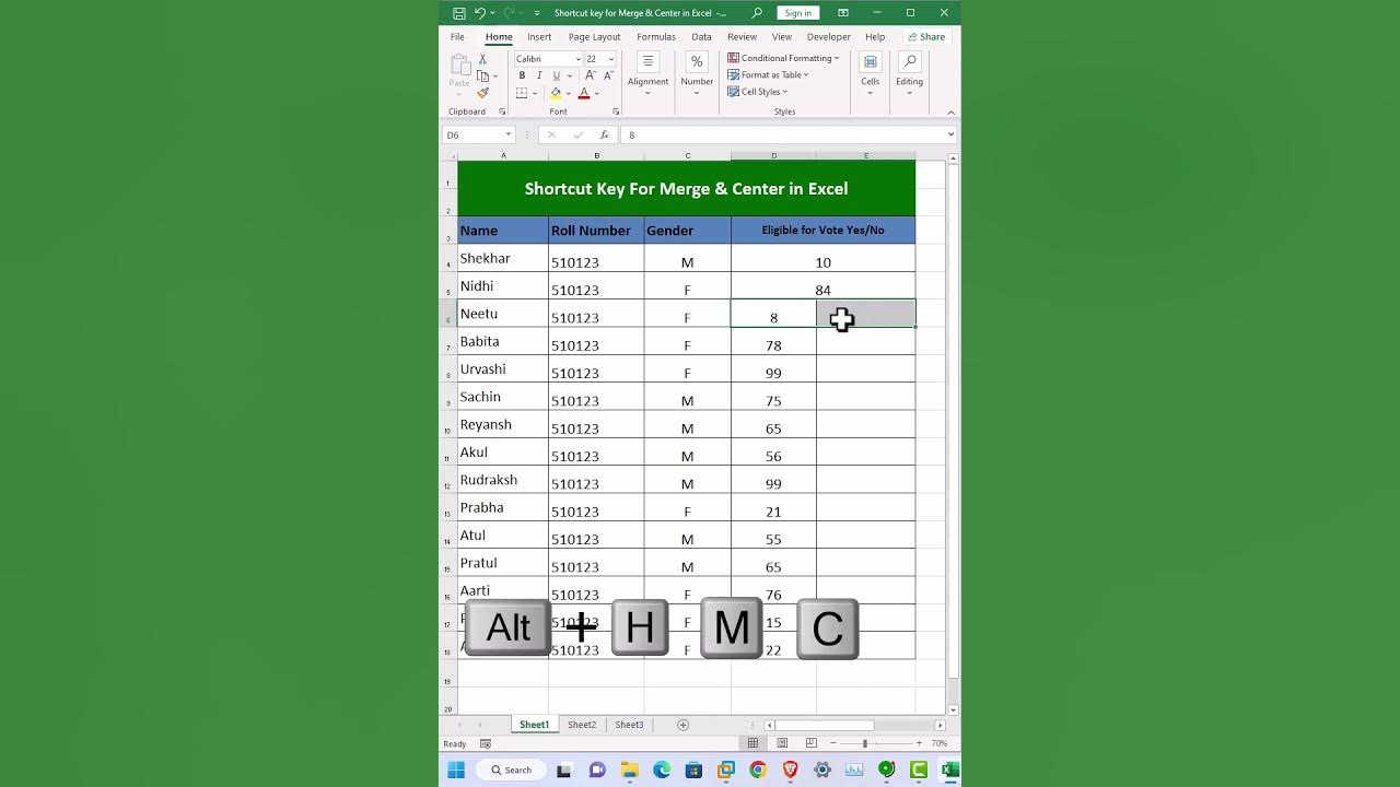 Shortcut For Merge Center In Excel YouTube shortcut-for-merge-center-in-excel-youtube