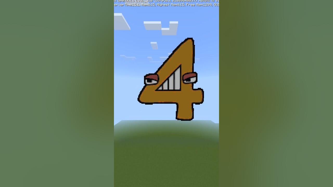 Minecraft Numbers Lore (9-0) #shorts - YouTube