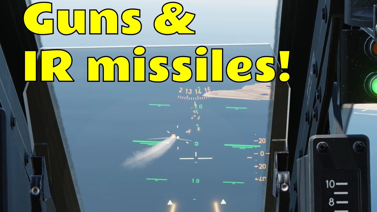 Mirage F-1 air to air tutorial part 3/3: Guns and IR missiles - YouTube
