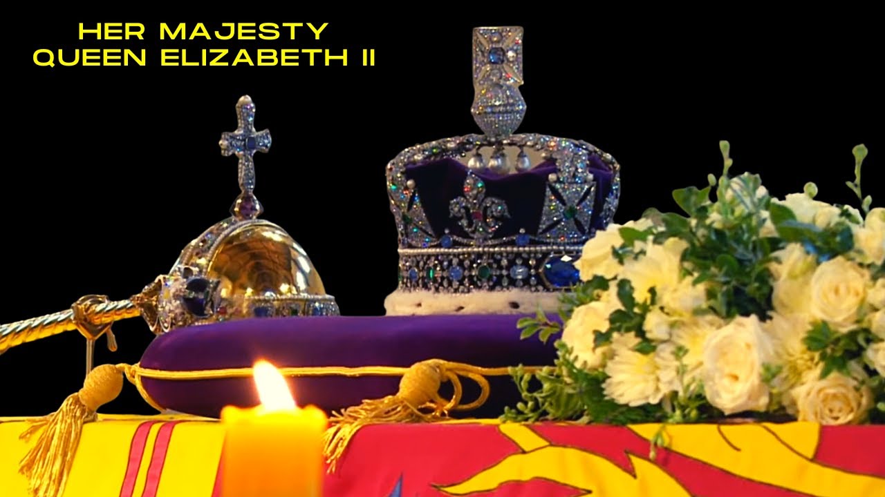 HER MAJESTY THE QUEEN ELIZABETH II LYING-IN STATE with Relaxing Music ...