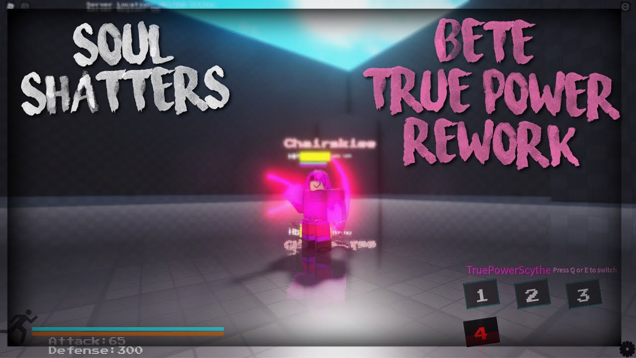 BETE TRUE POWER REWORK | Roblox Undertale Soul Shatters - YouTube