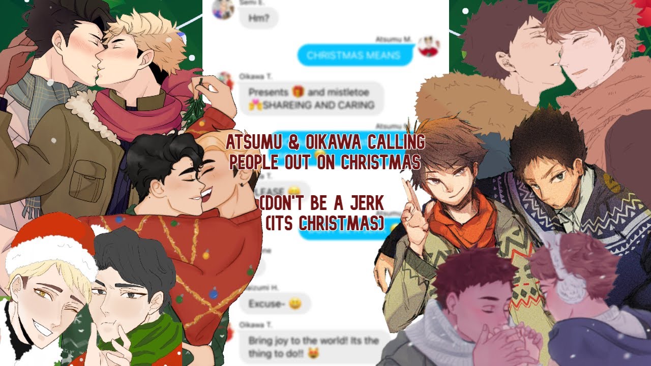 Atsumu & Oikawa Calling People Out On Christmas || Haikyuu Lyric Prank ...