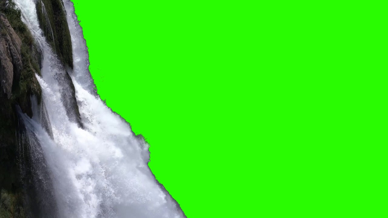 FREE HD Green Screen - JUNGLE WATERFALL - 14 - YouTube