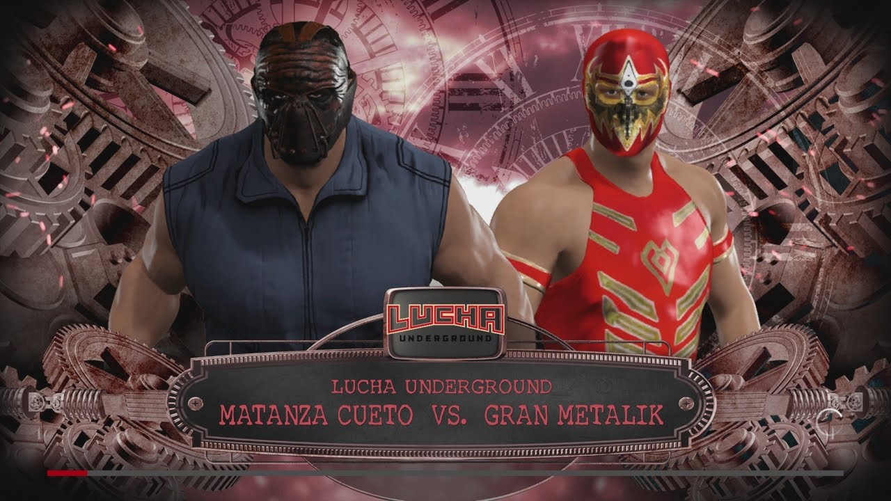 WWE 2K17 - Matanza vs. Gran Metalik Lucha Underground Title - YouTube