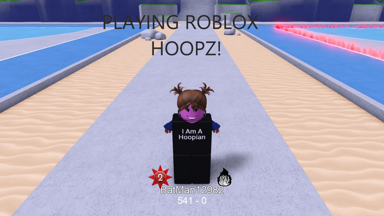 Playing Roblox Hoopz Live! - YouTube