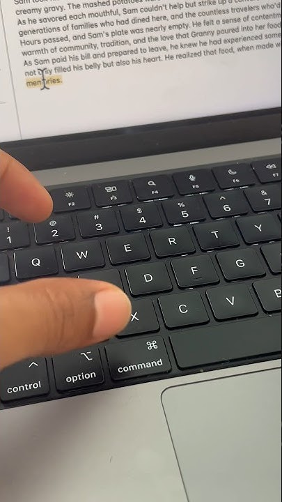 "Cut, Copy, Paste" on a Mac OS Keyboard Shortcut - YouTube