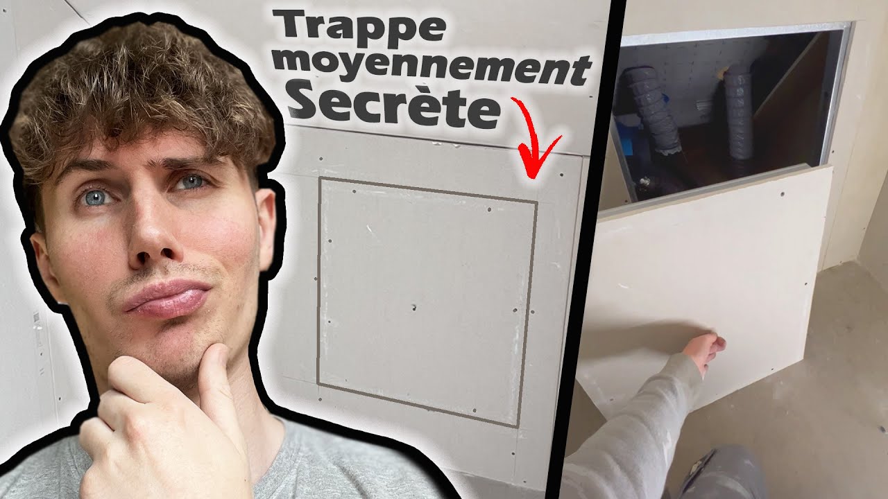 Je FABRIQUE une TRAPPE d'accès + CONCOURS [EP 32] - YouTube