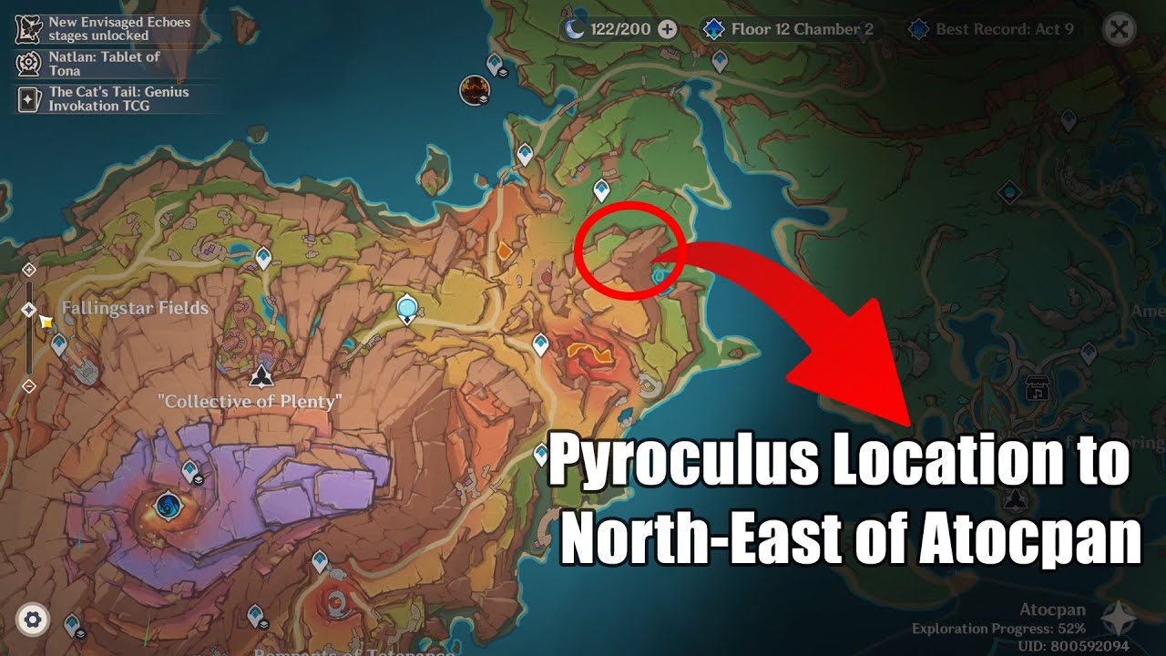 Pyroculus Location to North East of Atocpan - YouTube