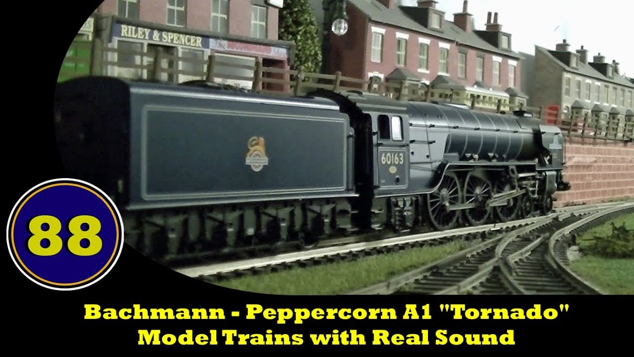 Bachmann - Peppercorn A1 60163 "Tornado" - Model Trains with Real Sound ...