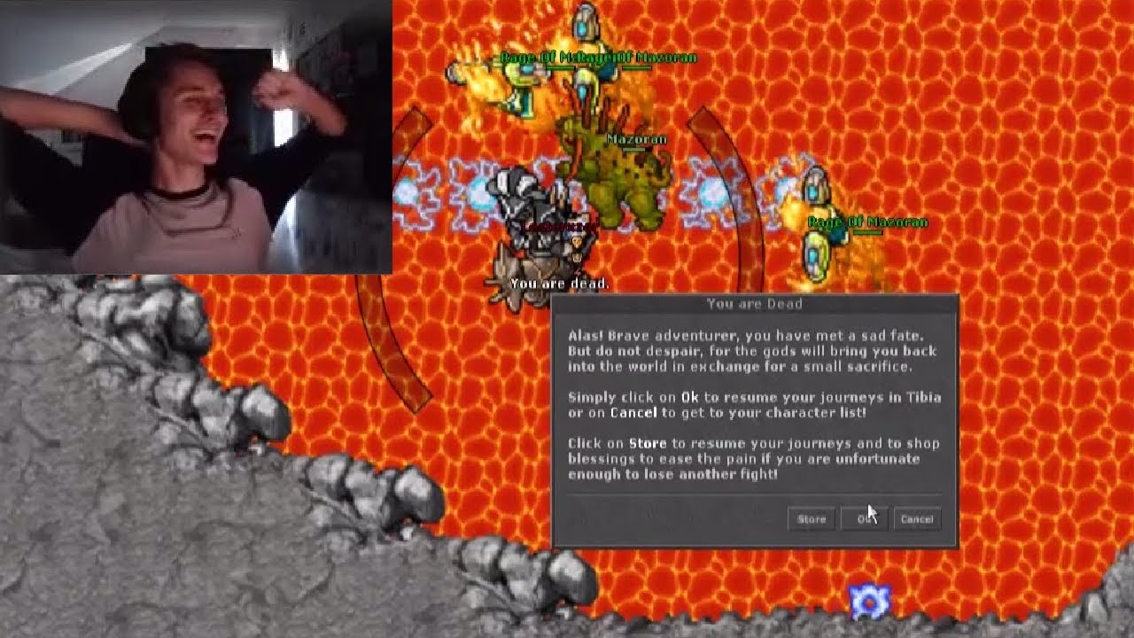 Lava surfing - Tibia on Twitch #week12 - YouTube