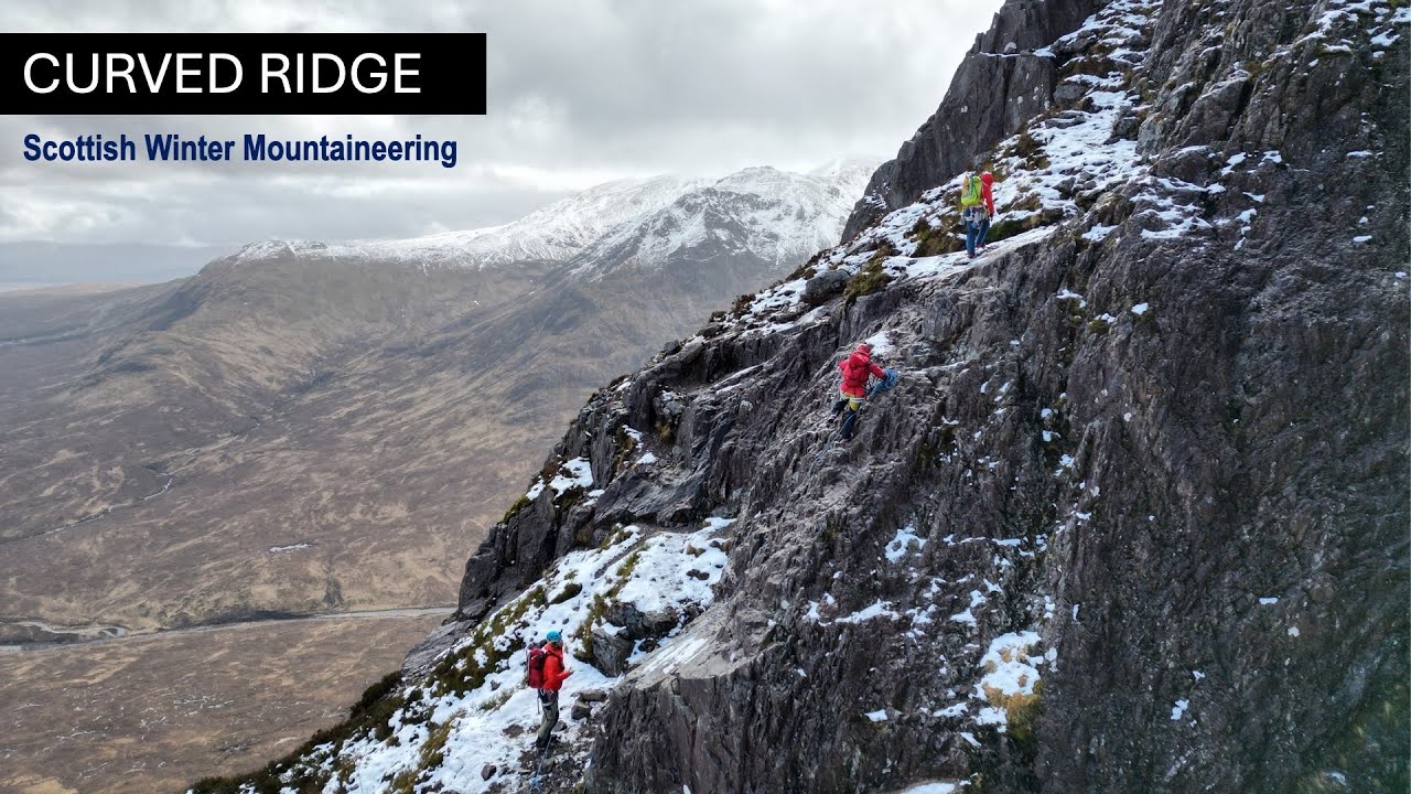 Curved Ridges - Scottish Winter Mountaineering - YouTube