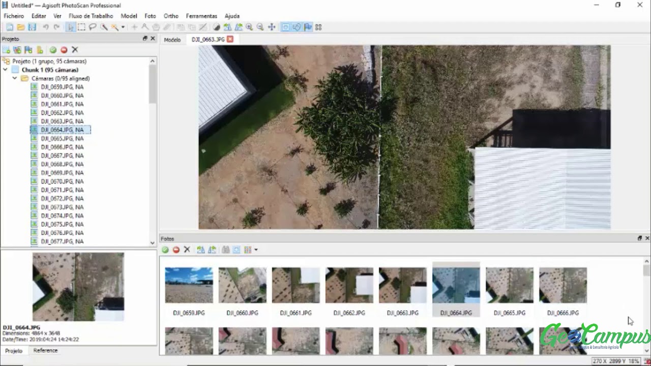 Tutorial - Agisoft Photoscan - Processamento de dados em campo. APRENDA ...
