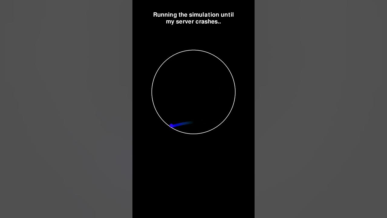 Ball bouncing simulation #adhd #music #code #space #python #physics # ...
