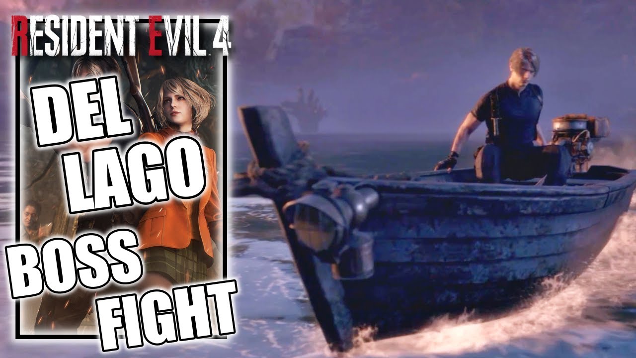 Resident Evil 4 Remake - Del Lago Boss Fight - YouTube