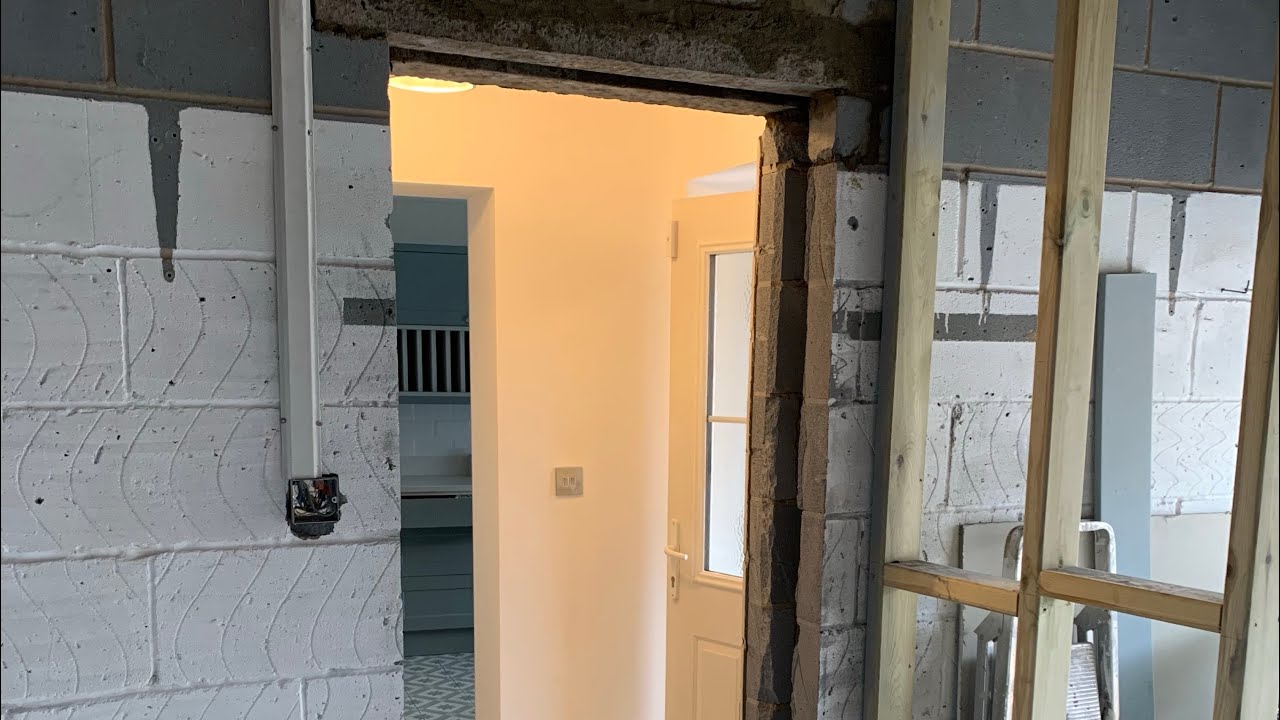 New internal door opening #construction #vlog #building #demolition # ...