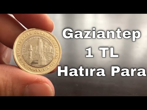 Gaziantep 1TL Hatıra Para | Gazilik Ünvanı 100. Yıl Tedavül Para