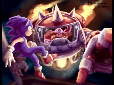 Fanart Timelapse - Big Arms boss (Sonic 3) - YouTube