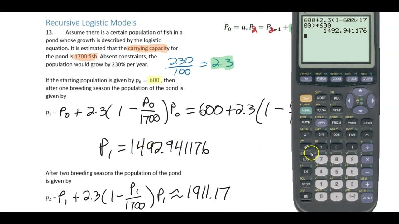 103x Growth LHS Recursive Logistic Growth Examples - YouTube