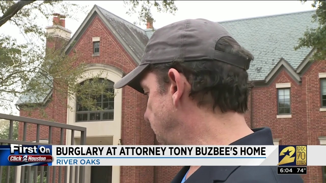 Burglary at attorney Tony Buzbee's house - YouTube