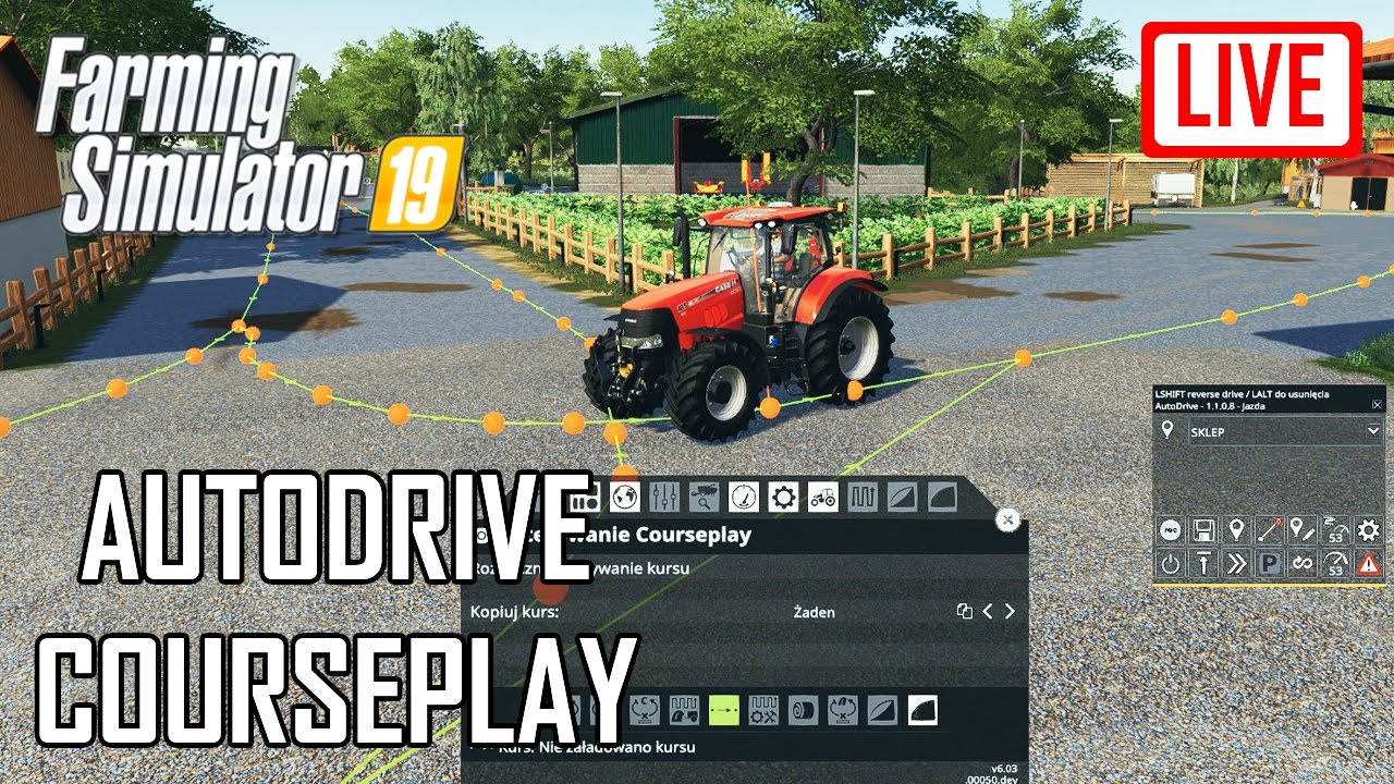 EIERSHOLT - AutoDrive i Courseplay w praktyce - Farming Simulator 19 ...