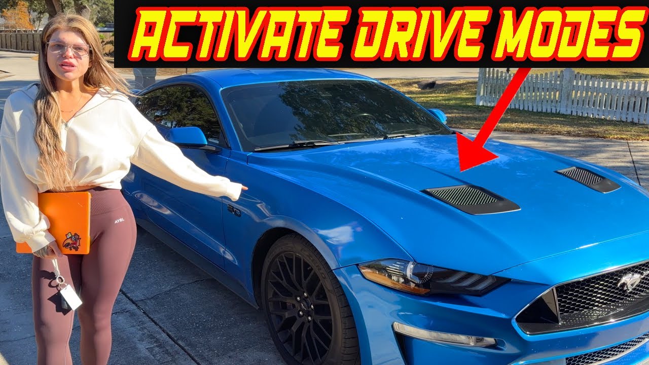 How to Program Drive Modes 8" Screen 2020 FORD MUSTANG GT | S550 Track ...