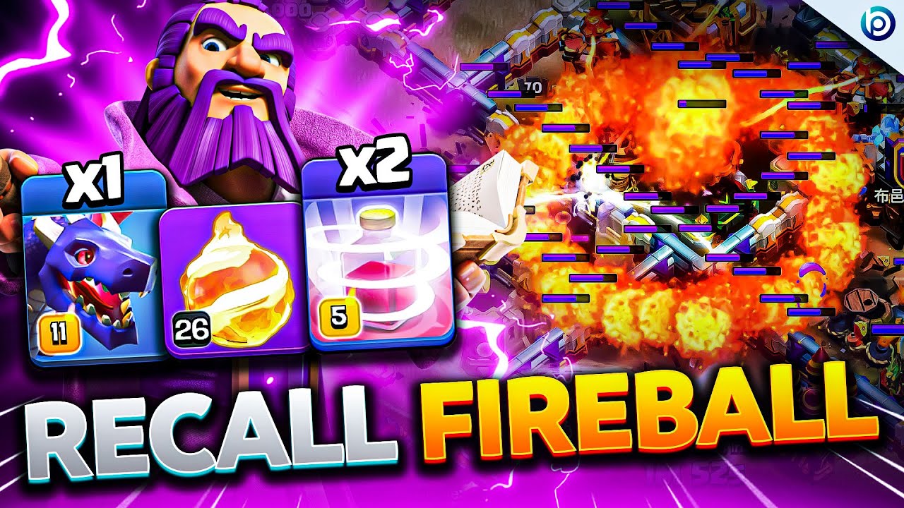 NEW DOUBLE RECALL FIREBALL Trick is SO CRAZY that it WORKS | Clash of ...