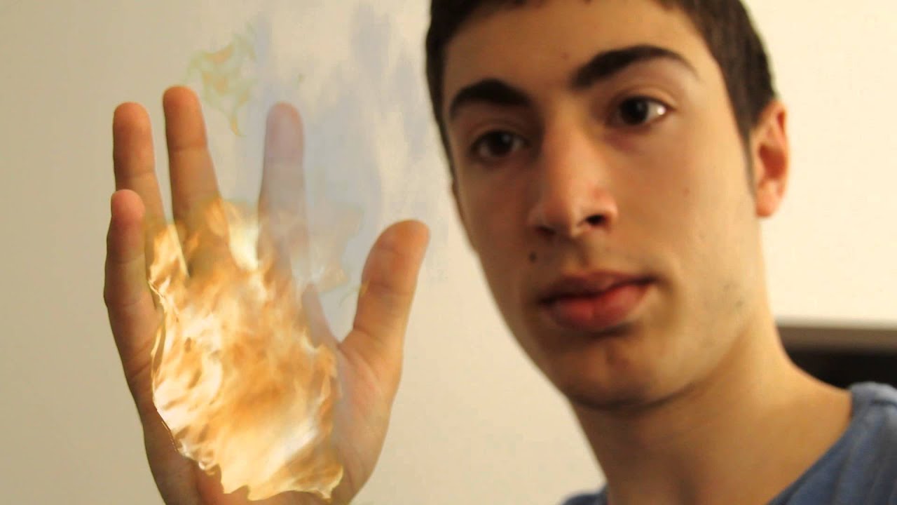 hand on fire (after effects) - YouTube