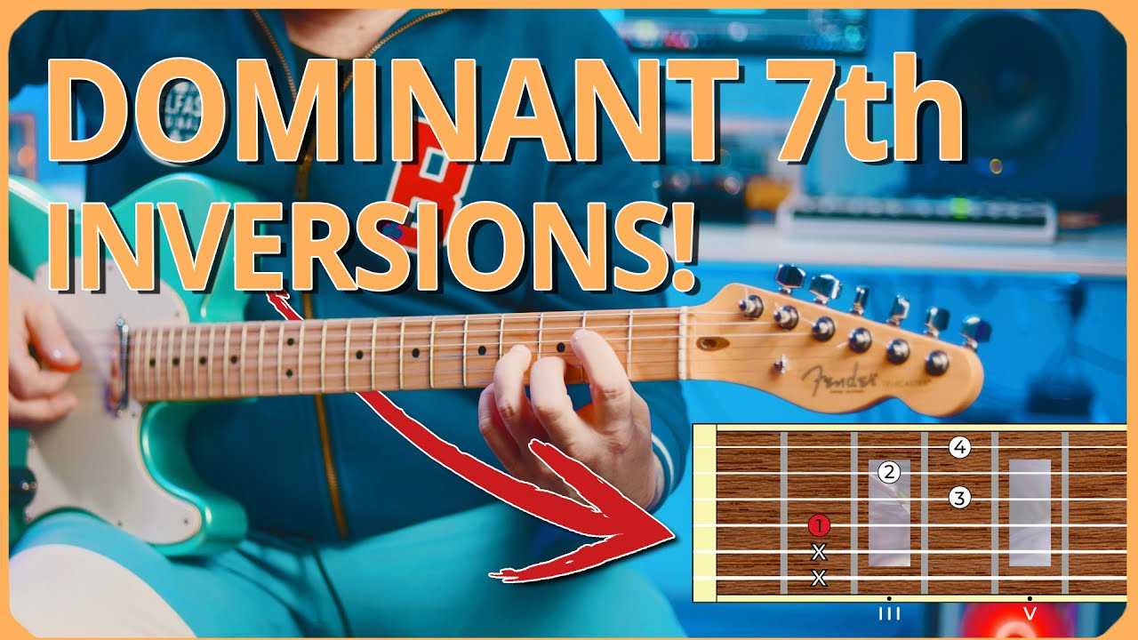 Unlock Dominant 7th Inversions Using the CAGED System - YouTube