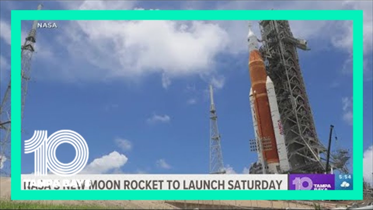 NASA aims for Saturday launch of new moon rocket after fixes - YouTube