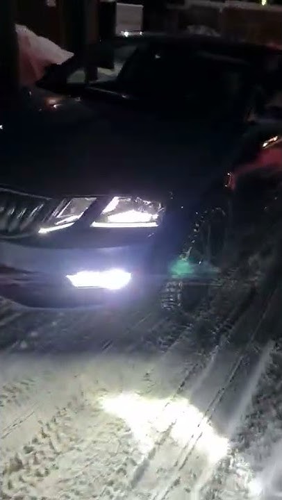 Тот момент когда противотуманки с правильными LED лампами светят лучше ...